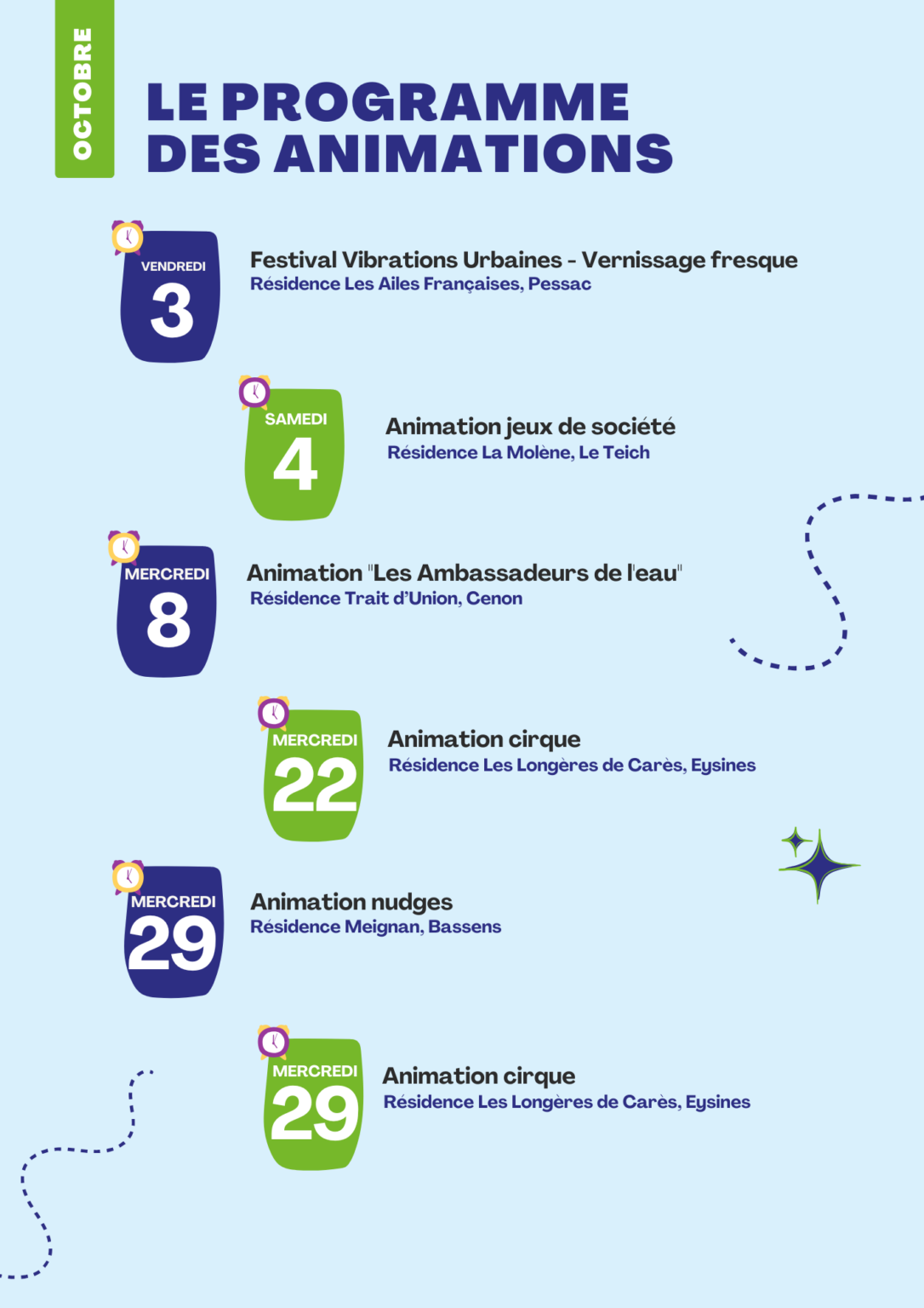 Les animations de la rentrée - Gironde Habitat